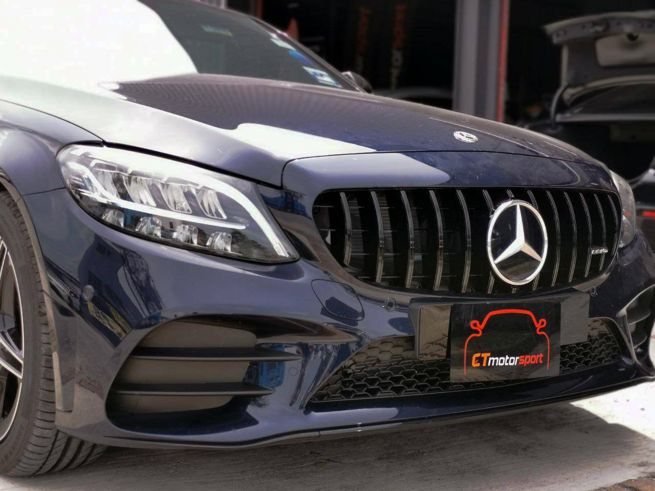 Mercedes-Benz C-Class W205 Installed C43 Facelift Front Bumper