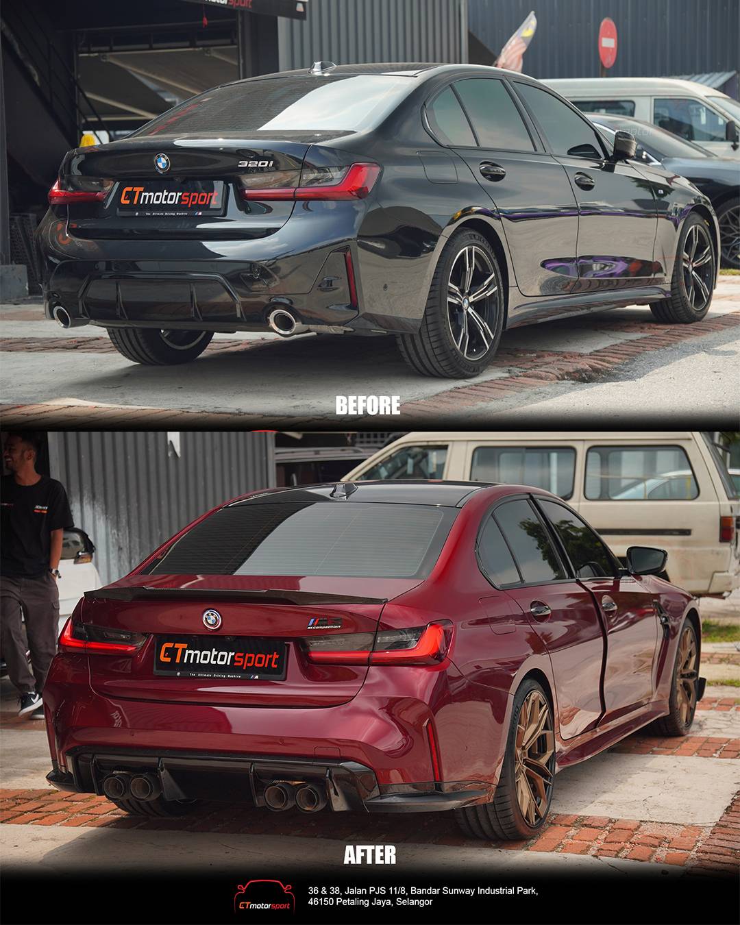 BMW G20 Conversion G80 1-1 Wide Body Bodykit Set