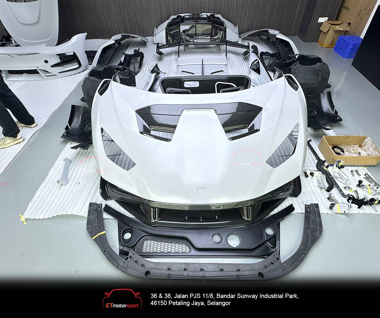Lamborghini Huracan Upgrade STO Bodykit Dry Carbon Lp580 Lp610