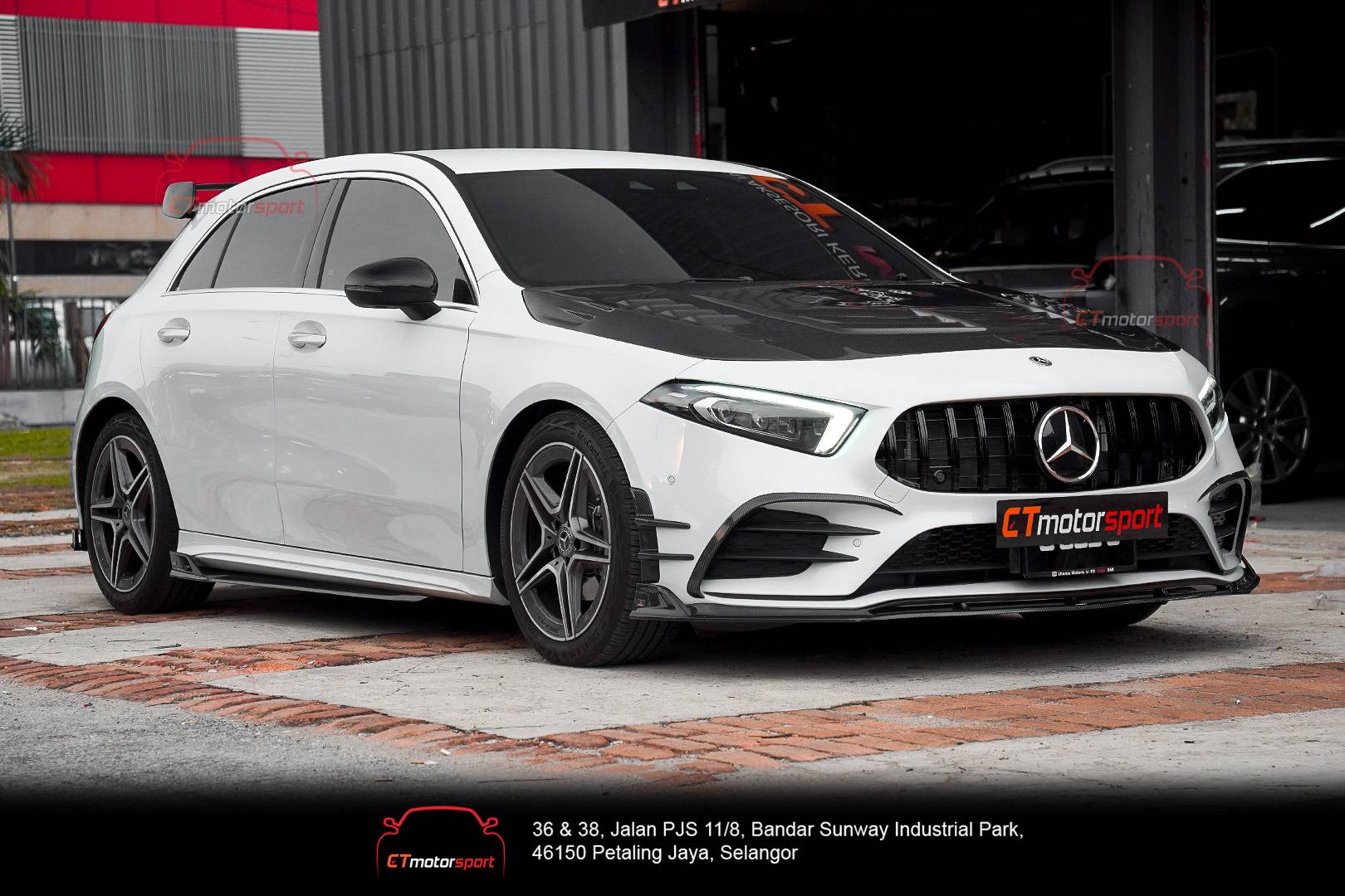 Mercedes w177 A35 GT Grill Gloss Black